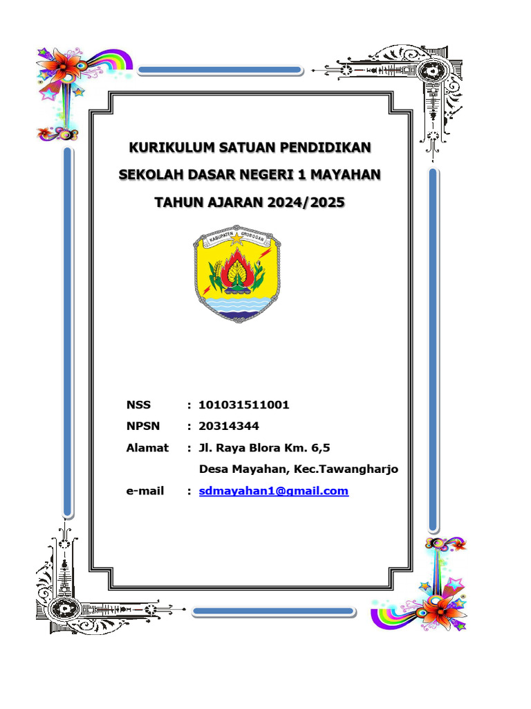 Kosp SDN 1 Mayahan 2024 | PDF