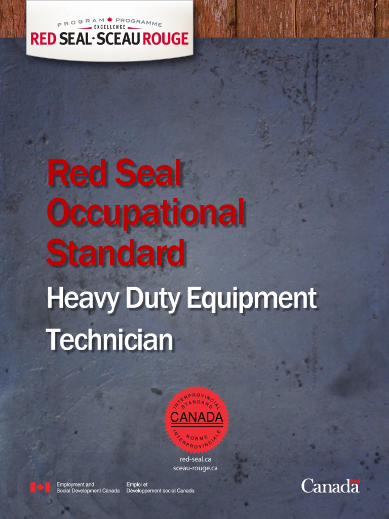 Red Seal Ocuppational Standar-Eng | PDF | Apprenticeship | Journeyman