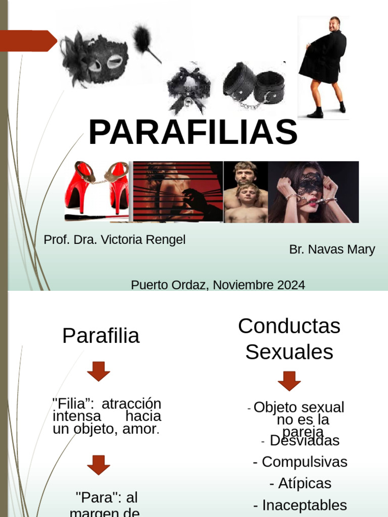 Tipos y Causas de Parafilias | PDF | Pedofilia | La sexualidad humana