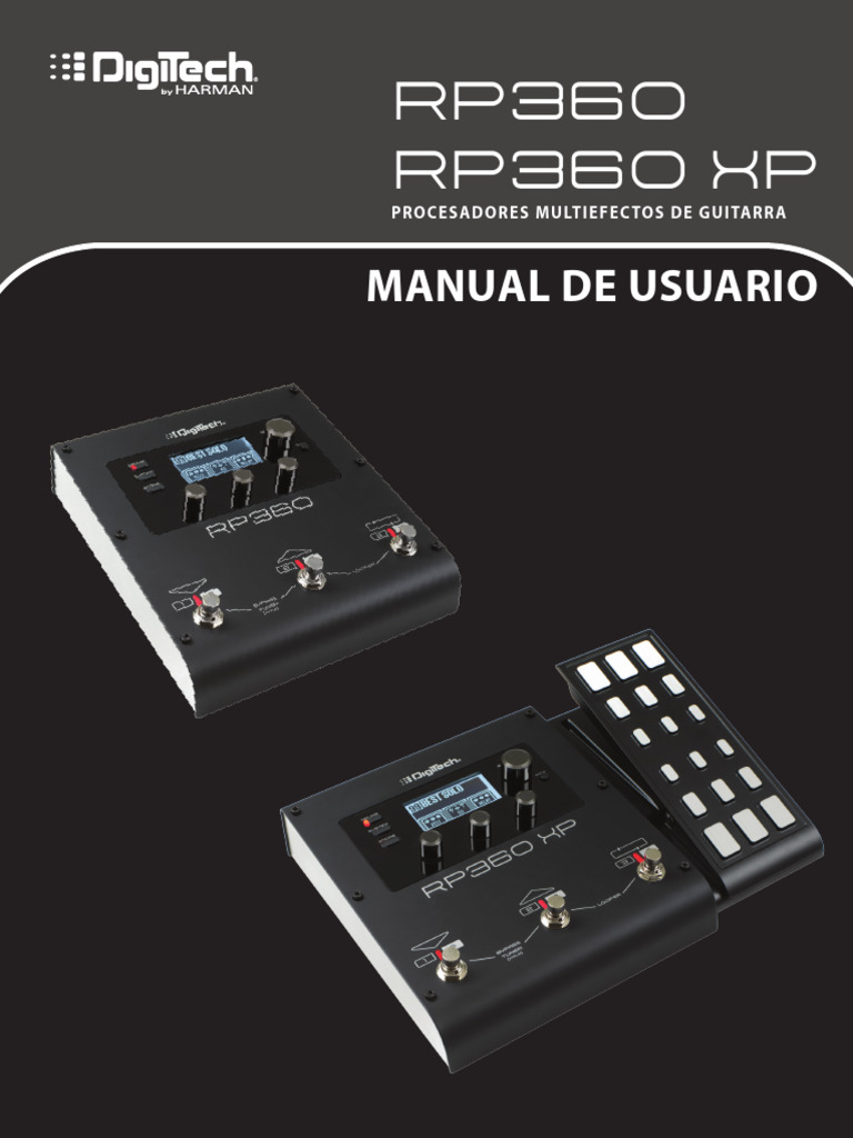 Manual Pedalera Digitech 360 | PDF | Fuente de alimentación | Enchufes ...