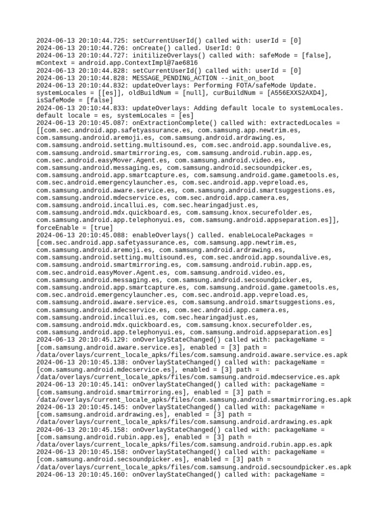 Lom Log | PDF | Android (Robot) | System Software