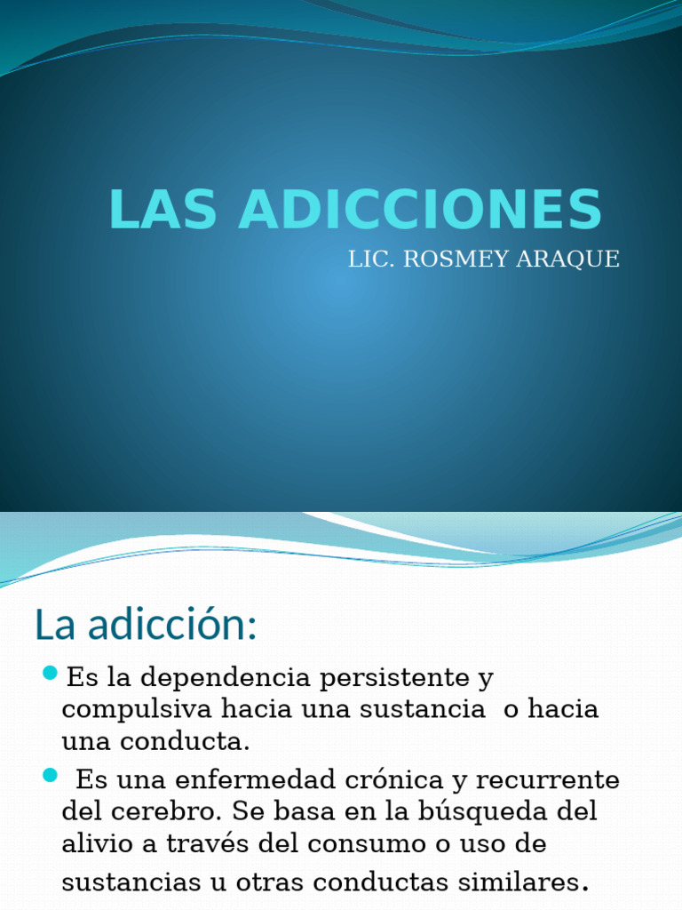 Laminas sobre Adicciones y Recuperación | PDF | Medicina CLINICA | Salud mental