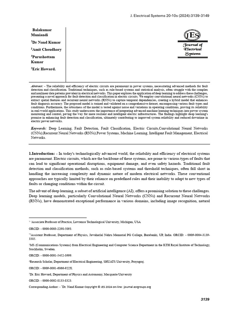 Deep Learning Based Fault Detection And Classification Pdf Deep Learning Artificial Neural