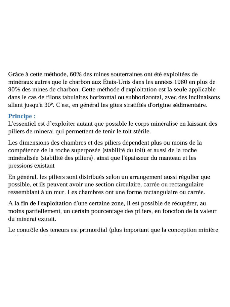 Exploitation Miniere | PDF