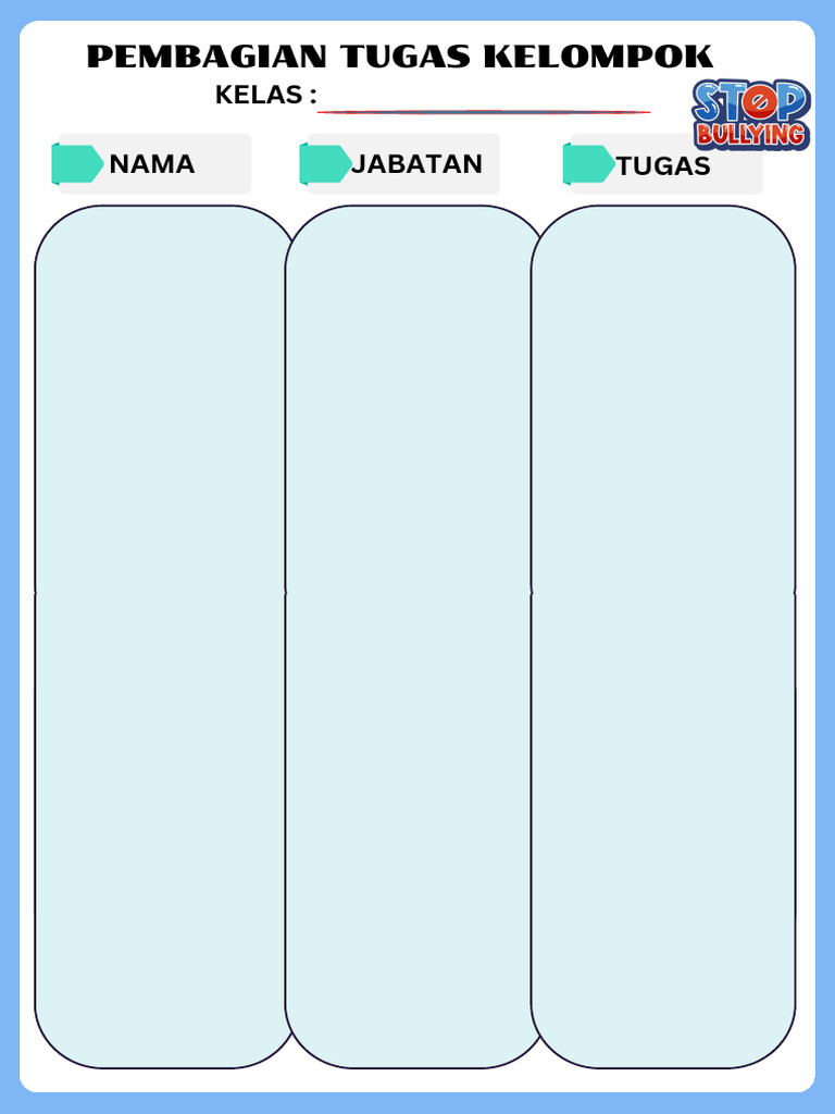 LKPD Pembagian Tugas Kelompok | PDF