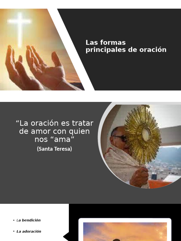 Formas Principales de Oración Cristiana | PDF