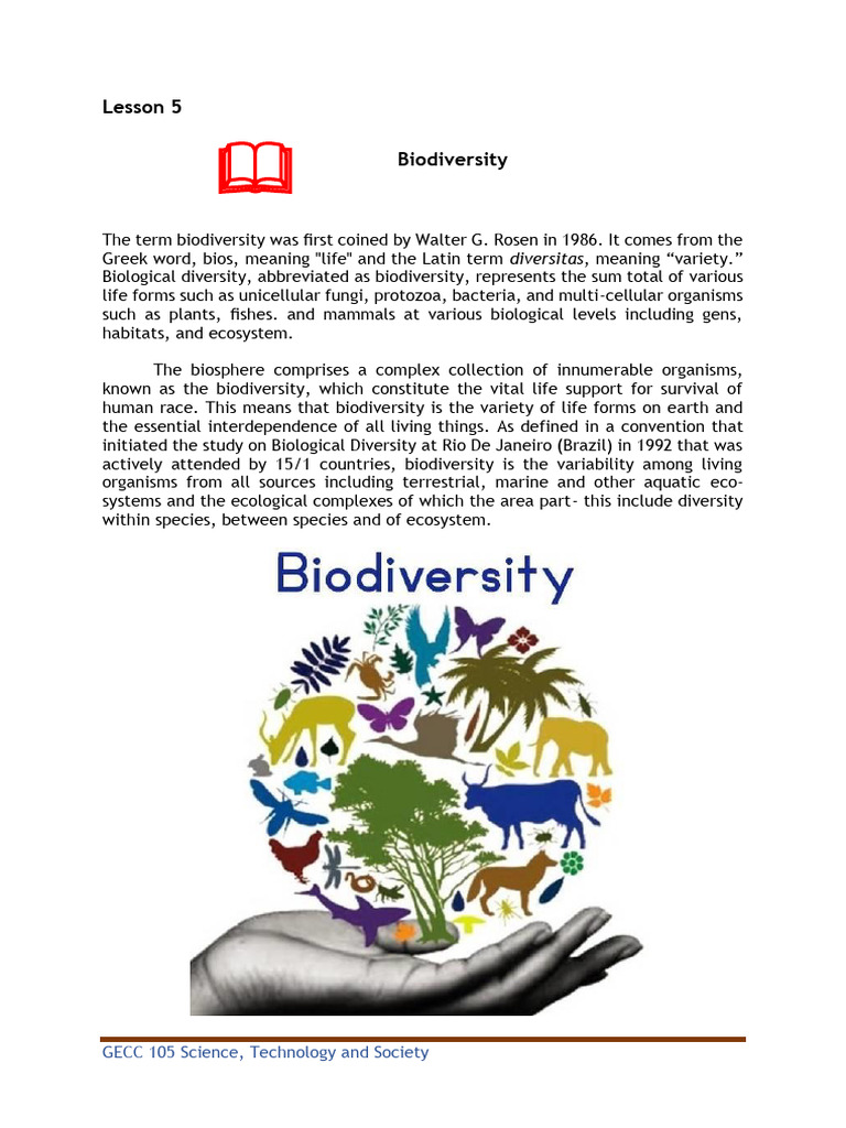 Understanding Biodiversity and Its Importance | PDF | Biodiversity ...