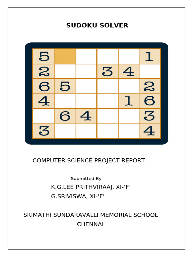 SUDOKU SOLVER .Py | PDF