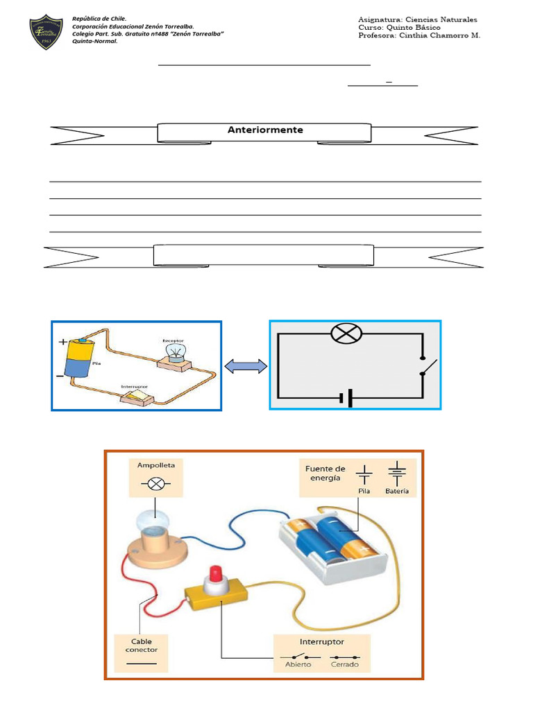 Guía N°53 - Símbolos de Los Circuitos Eléctricos | PDF