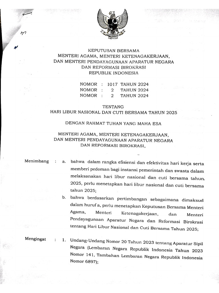 SKB 3 Menteri 2025 | PDF