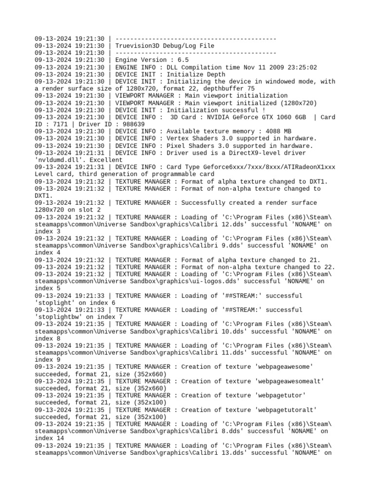 Engine Log | PDF | Texture Mapping | Shader
