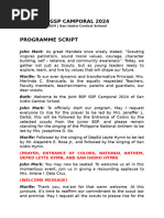 Prayer For GSP Program | PDF