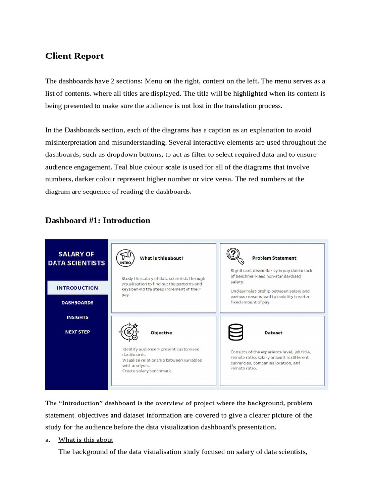 Dashboard and Story Telling-Sample Report-Sathesh | PDF