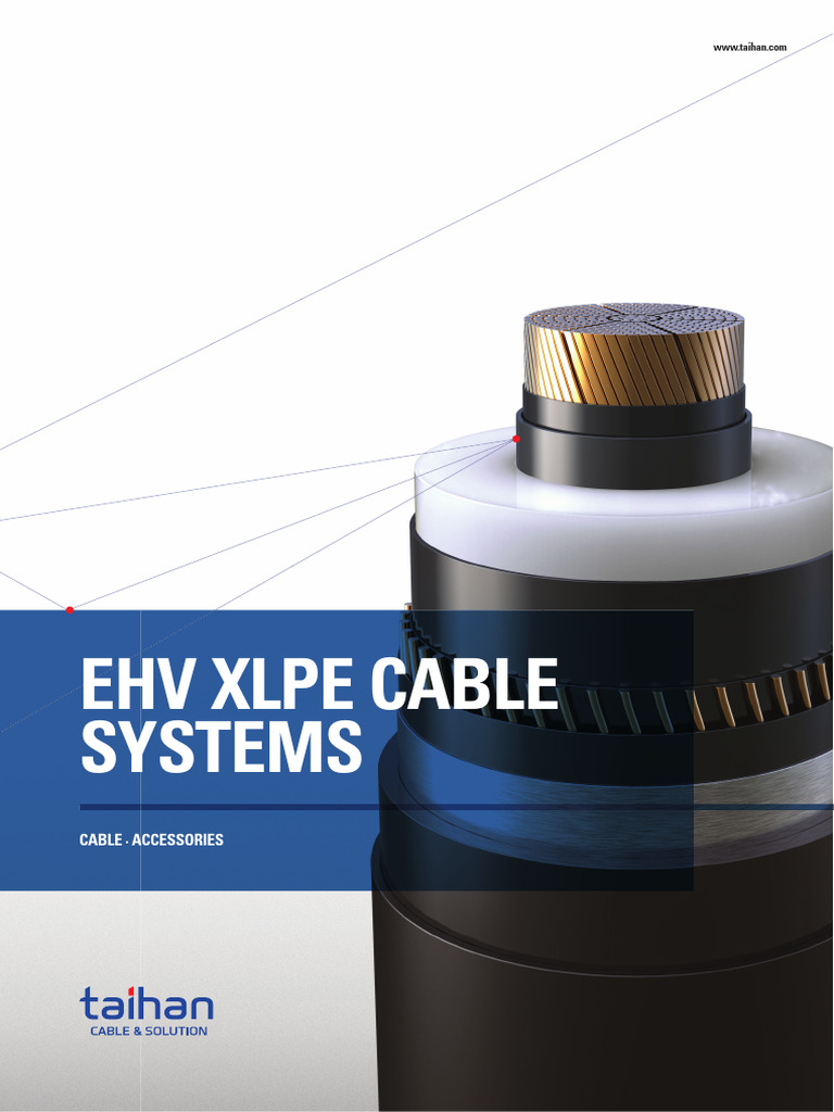 EHV XLPE Cable Systems Taihan | PDF | Electrical Conductor | Insulator ...