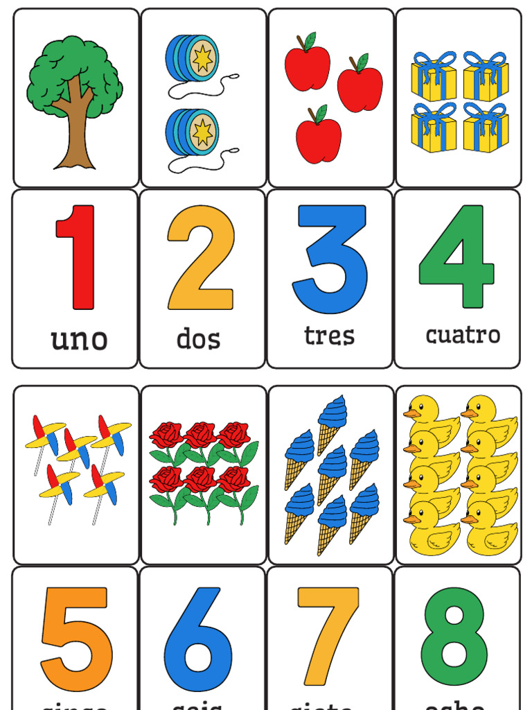 Memorama 10 Cantidad Numero | PDF