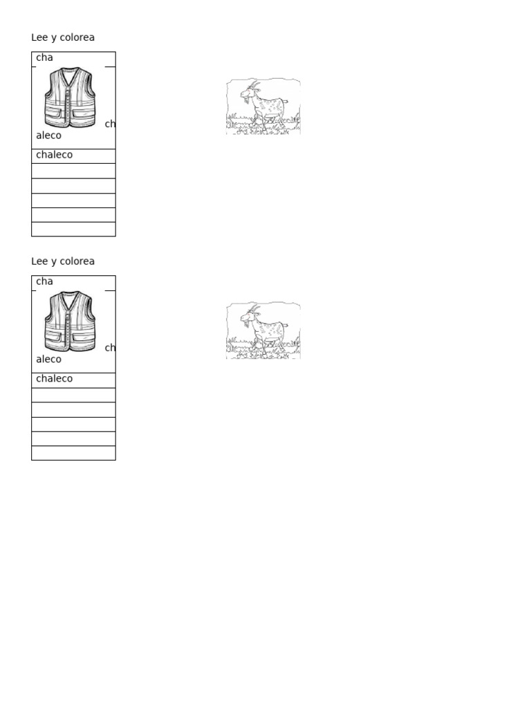 Lee y Colorea | PDF