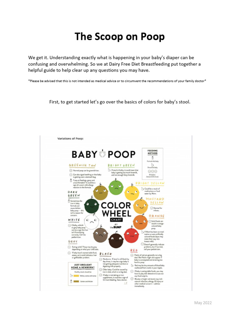 Baby Stool Color Guide for Parents | PDF | Infants | Human Feces