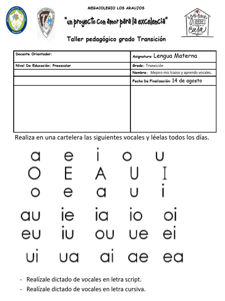 Lengua Materna La Letra Eme | PDF | Educación de la primera infancia ...