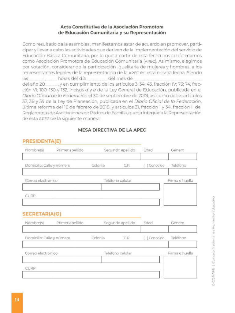 ACTA CONSTITUTIVA 2024-2025 - MOPPEZHITO - PDF - Páginas | PDF