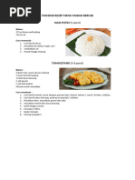 Contoh Menu MBG | PDF