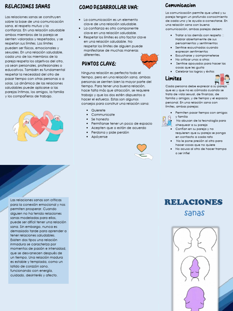 Relaciones Sanas | PDF | Comunicación | Psicología Social