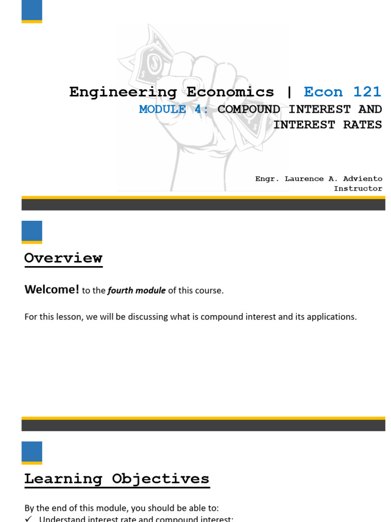 Econ 121 Module 4 | PDF | Interest | Inflation