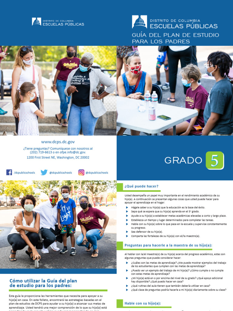 Guía de Estudio para Padres 5° Grado | PDF | Los Estados Unidos ...