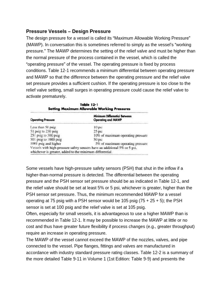 Pressure Vessels - MAWP | PDF | Pressure | Mechanical Engineering