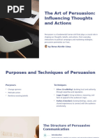 The Art of Persuasion | PDF | Persuasion | Behavioural Sciences