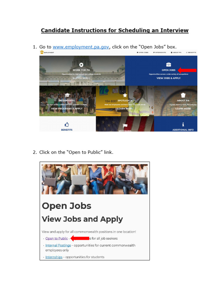 Interview Scheduling Guide | PDF
