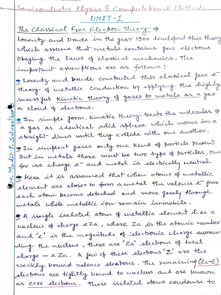 Physics Unit 1 | PDF