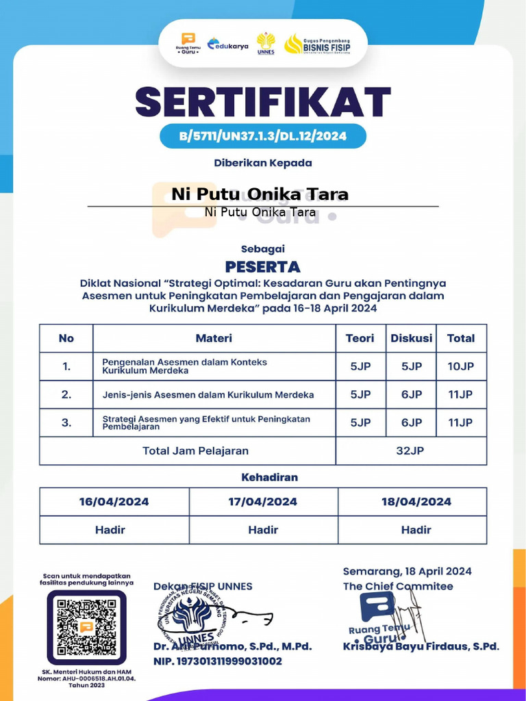 RuangTemuGuru Onika Tara | PDF