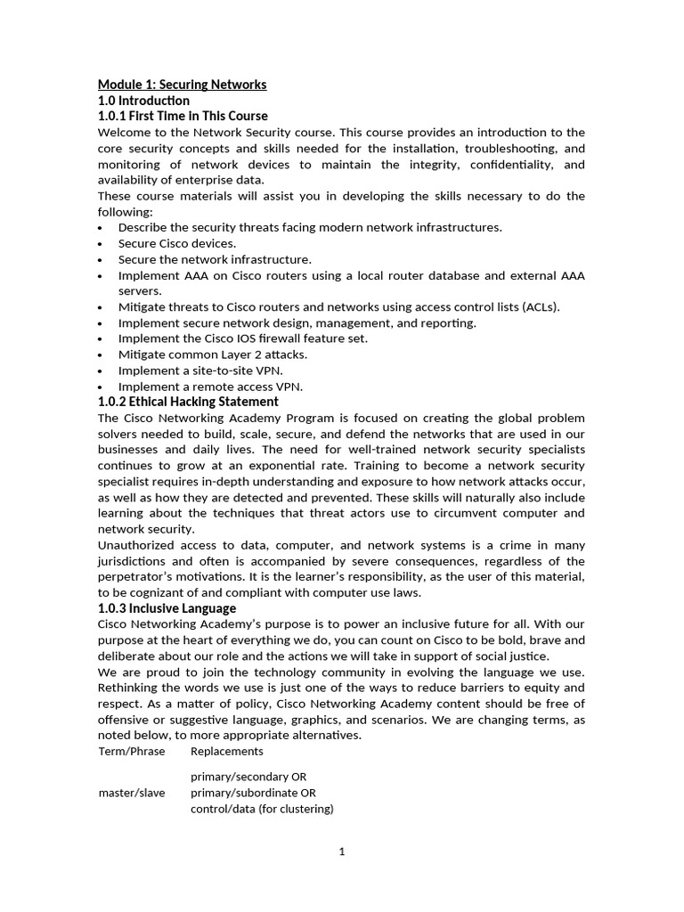 NetworkSecurity CNA | PDF | Security | Computer Security