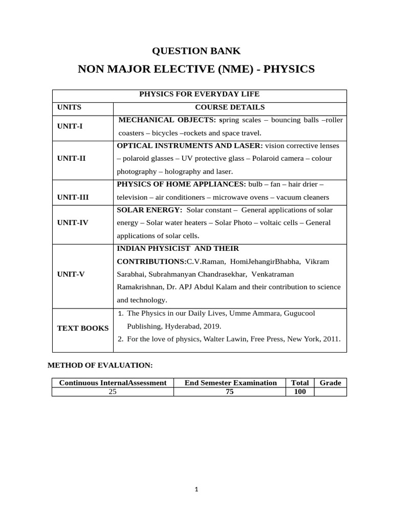 Physics For Everyday Life - QB | PDF | Light | Ultraviolet