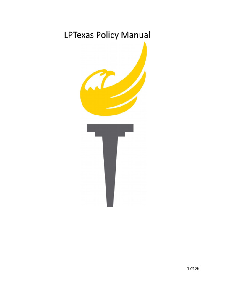 LPTexas Policy Manual | PDF | Non Disclosure Agreement | Employment