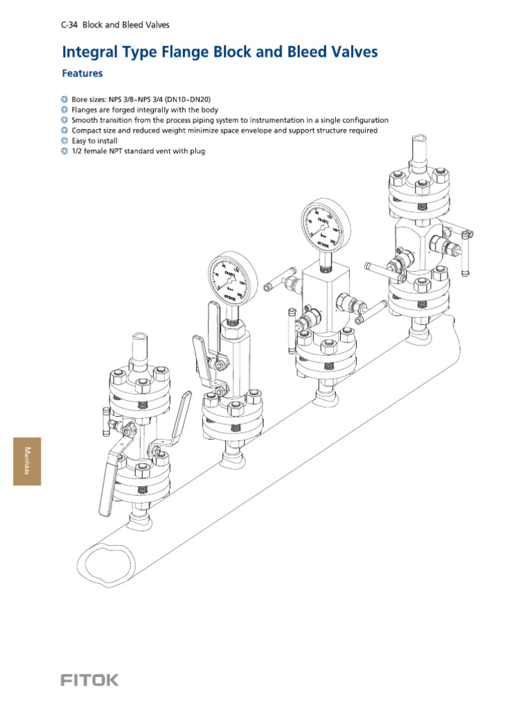 Block and Bleed Valves | PDF