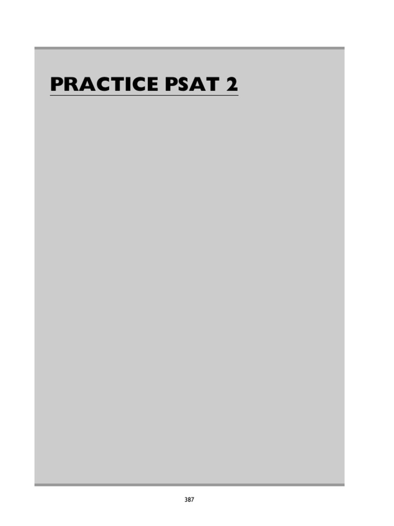 Practice Psat 2 | PDF | Capital Punishment | Punishments