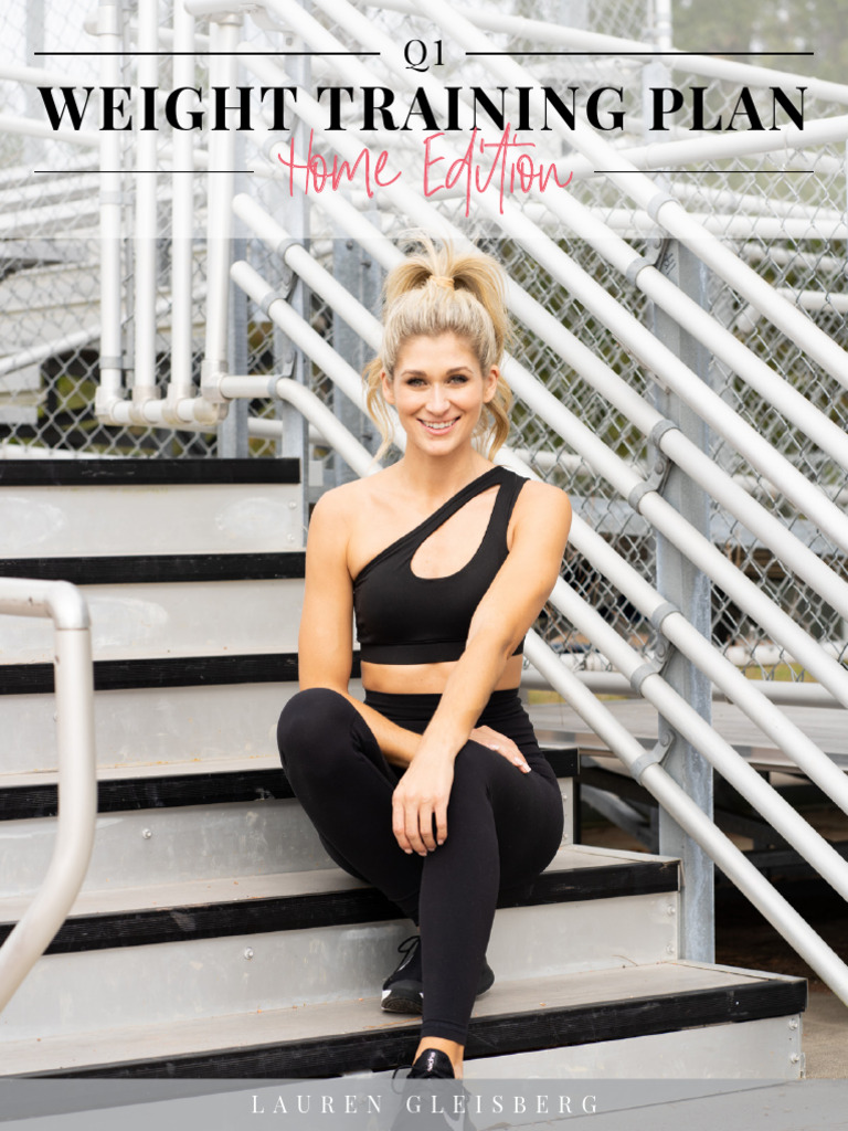 Home Weight Training Plan Q1 2022 | PDF | Strength Training | Physical ...