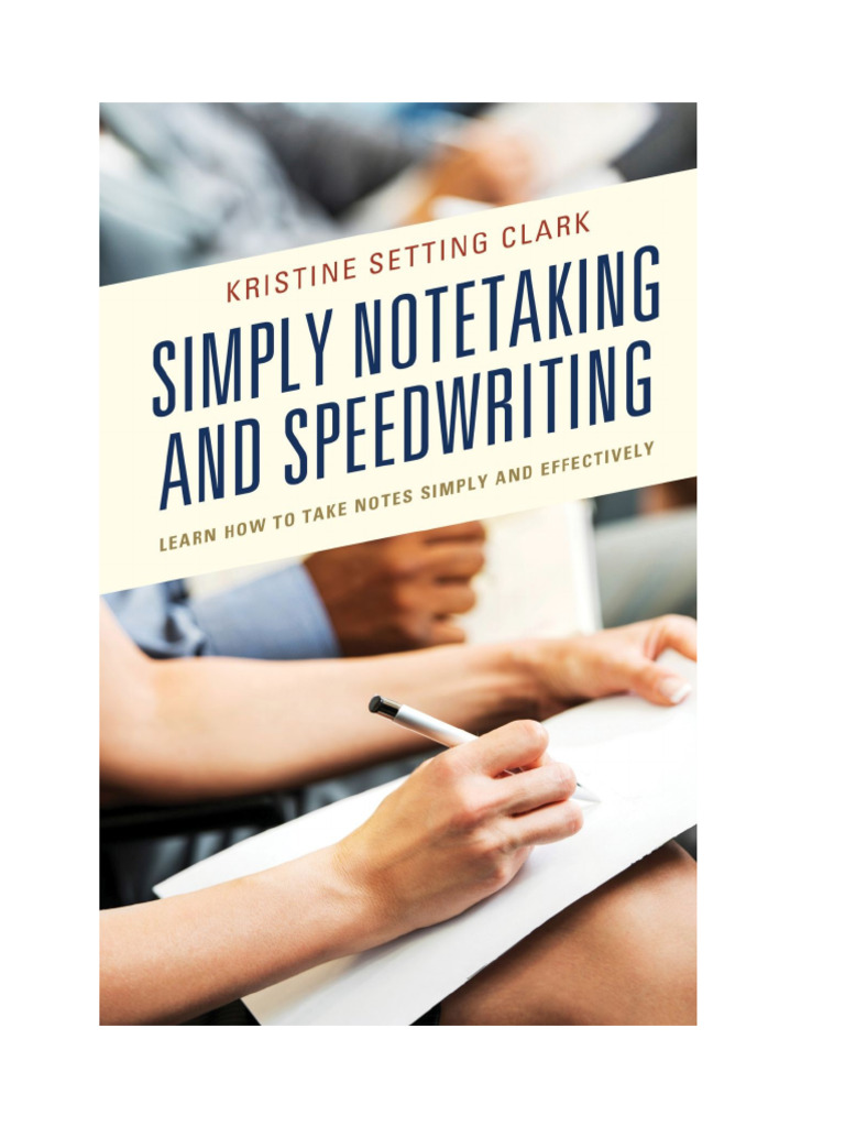 Simply Notetaking and Speedwriting Learn How To Take Notes Simply and ...