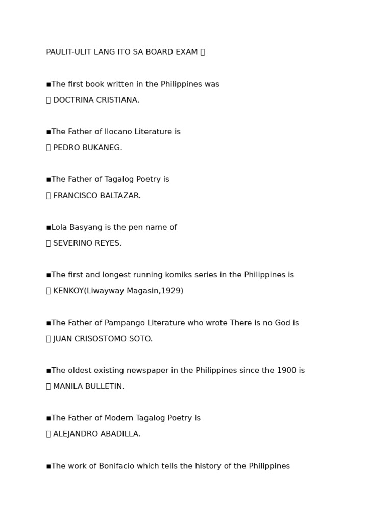 Document (1) | PDF | Tagalog Language