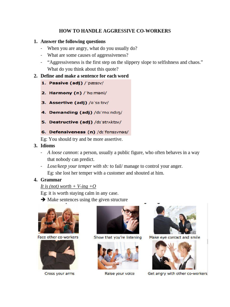 #9-How To Handle Aggressive Co | PDF