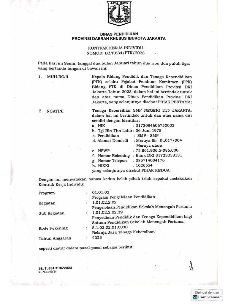 SK KKI 2023 _NGATINI | PDF