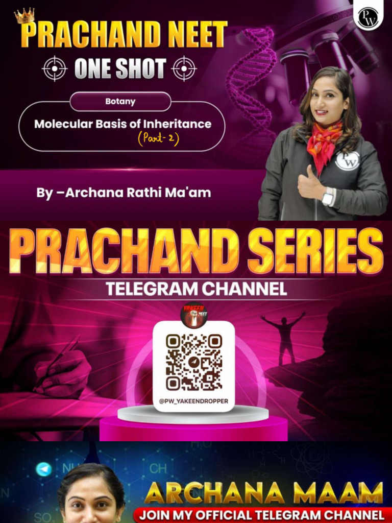 Molecular Basis of Inheritance - Part 2 (One Shot) - Class Notes ...