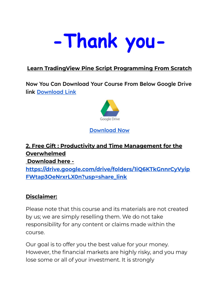 Learn TradingView Pine Script Programming From Scratch 2024 28-11-10!13!24 | PDF