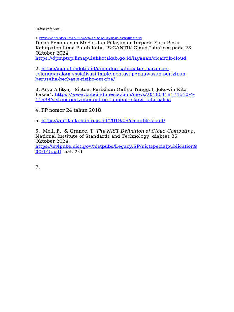 Daftar Referensi | PDF