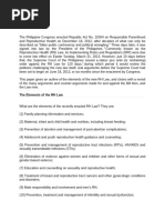 Overview of RA 10354: RH Law in PH | PDF | Family Planning | Sexual Health