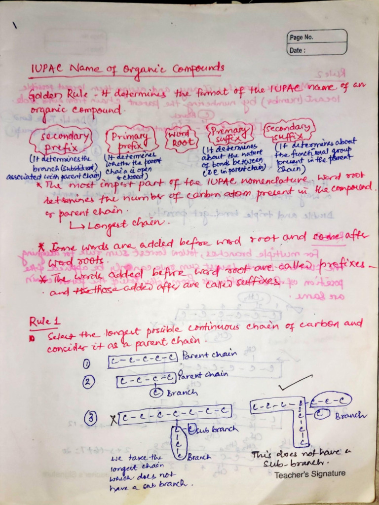 IUPAC Nomenclature Guide | PDF | Chemistry | Physical Sciences