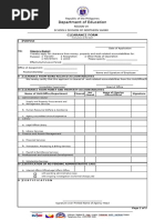 CS Form No. 7 Clearance Form | PDF | Employment | Government