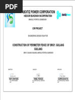 CHB Perimeter Fence Structural Plan | PDF | Building Engineering ...