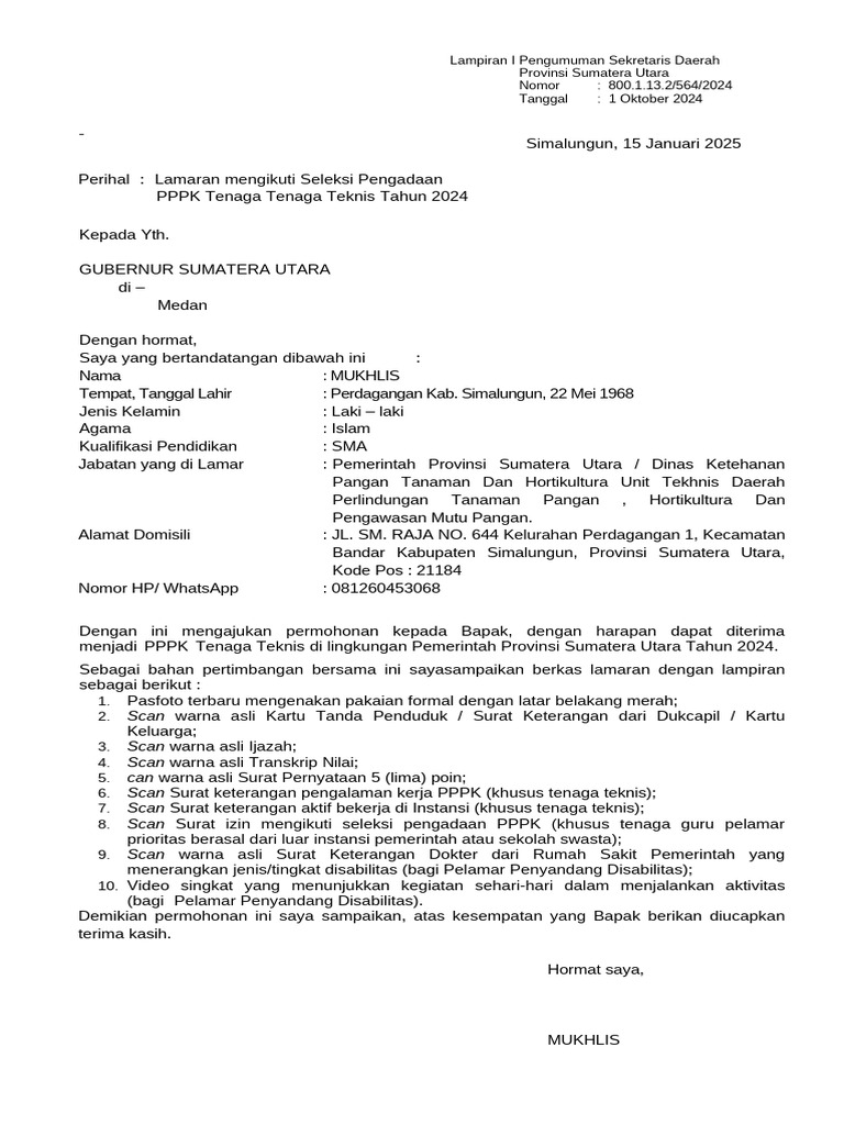 Berkas Mukhlis | PDF